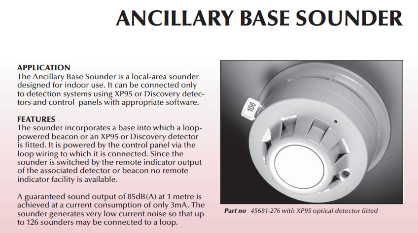 مکمل بیس ساندر آپولو ANCILLARY BASE SOUNDER APOLLO - ایمن کاسپین ایرانیان