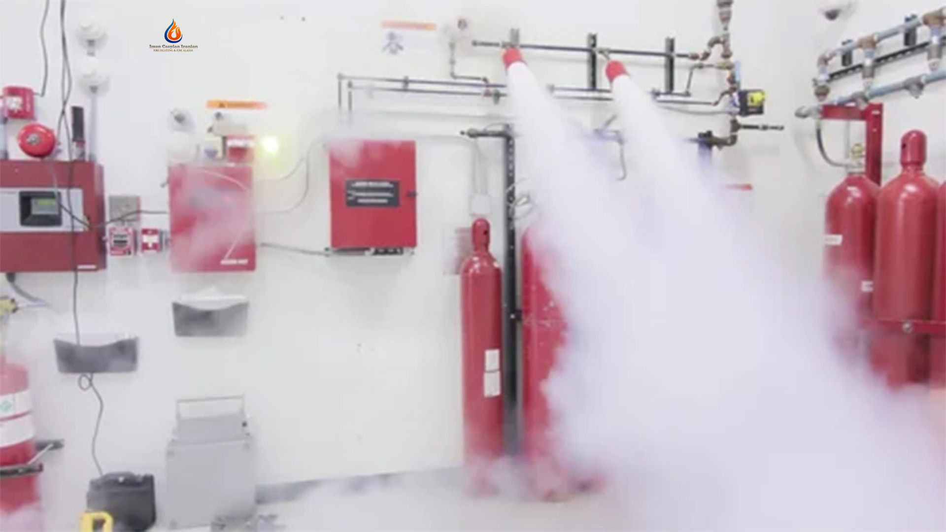 سیستم های گازی 200‐FMوNOVEC1230وIG55وIG541 وCO2 - ایمن کاسپین ایرانیان